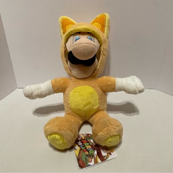 Nintendo | Toys | Super Mario Bros Kitsune Fox Luigi Stuffed Plush 9 ...